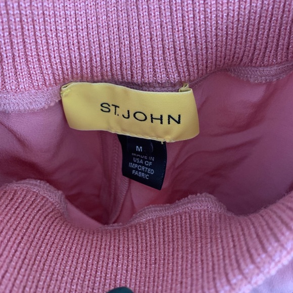 St. John | Pants & Jumpsuits | St John Yellow Label Cropped Joggers ...